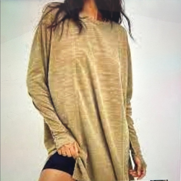 Free People | Tops | Free People Green Tunic Top | Poshmark